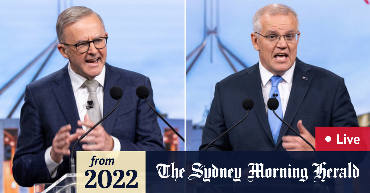 Leaders Debate Election 2022 Live Updates Scott Morrison Anthony